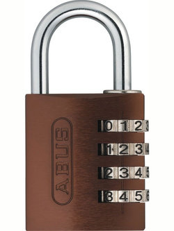 Kłódka szyfrowa, czterocyfrowa ABUS 724/40 Brązowa brązowa | Kłódki \ Kłódki szyfrowe \ Kłódka ...