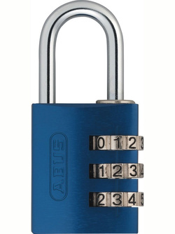Kłódka szyfrowa ABUS 724/20 Niebieska niebieska | Kłódki \ Kłódki szyfrowe \ Kłódki podróżne ...